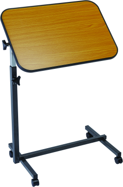 Table pour fauteuil Tablette ajustable de lit À roulettes ÉCO